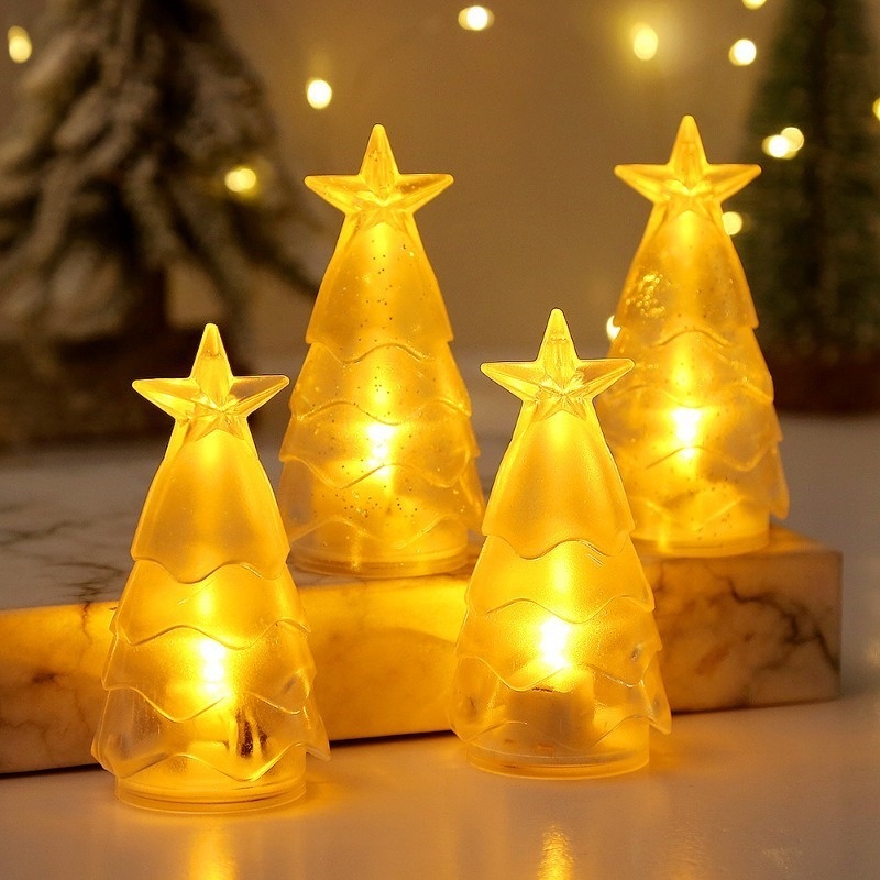 Mini Christmas LED Night Light / Led Electronic Candle Ambiance ...