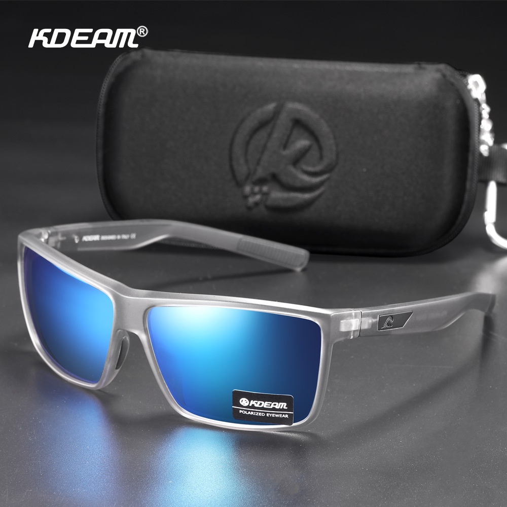 KDEAM Scratch Resistance Sunglasses Men Polarized 100% UV Protection ...