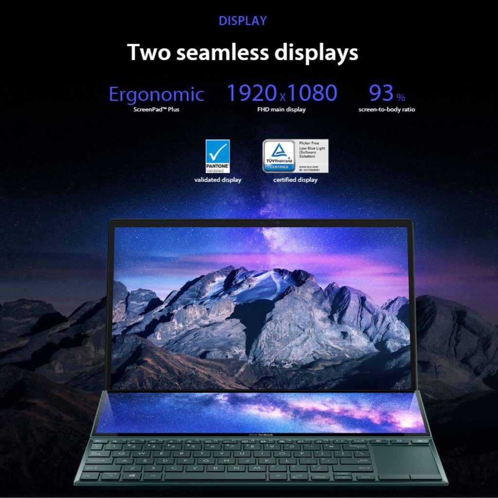 ASUS ZenBook Duo 14 (UX482EA) i5-1135G7/16GB/512GB SSD/14” FHD, 60Hz/Touch/GeForce MX450 (UX482E ...