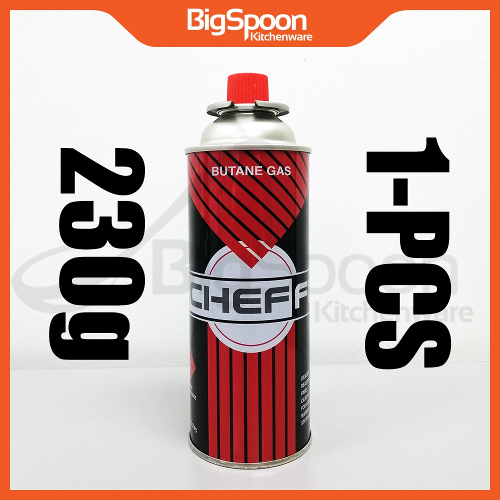 CHEF-FI 1-Pcs 230g Butane Gas Cartridge For Portable Gas Stove | Shopee ...