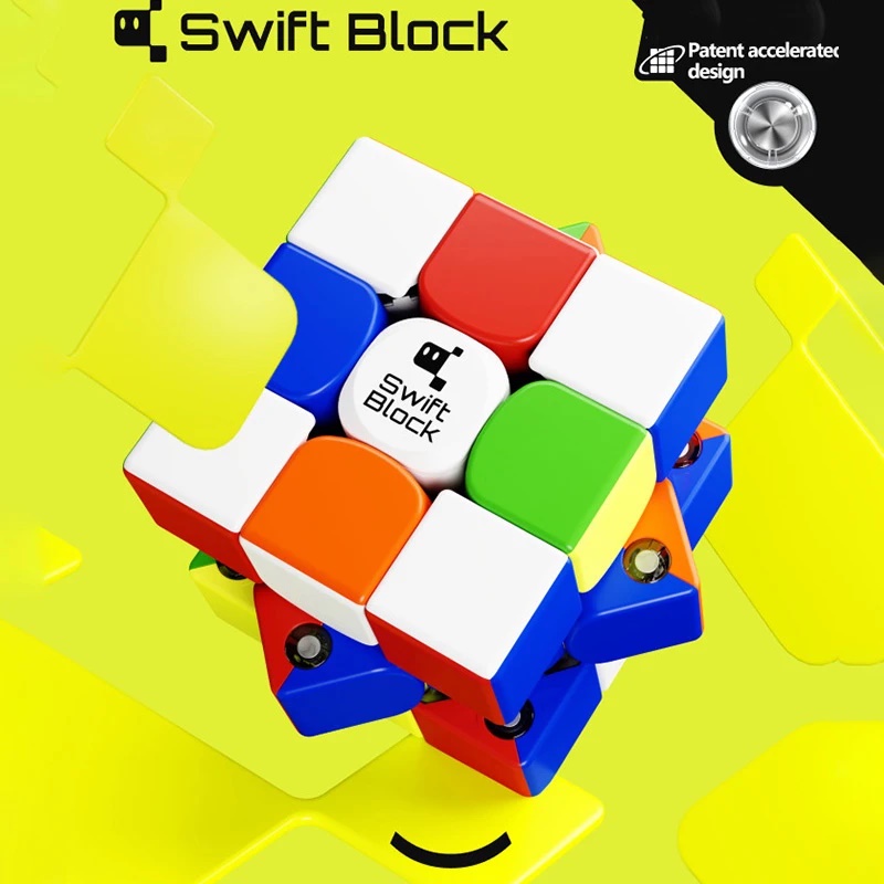 GAN Swift Block 355S Magnetic Maglev 3x3 Speed Cube Toys for Kids ...