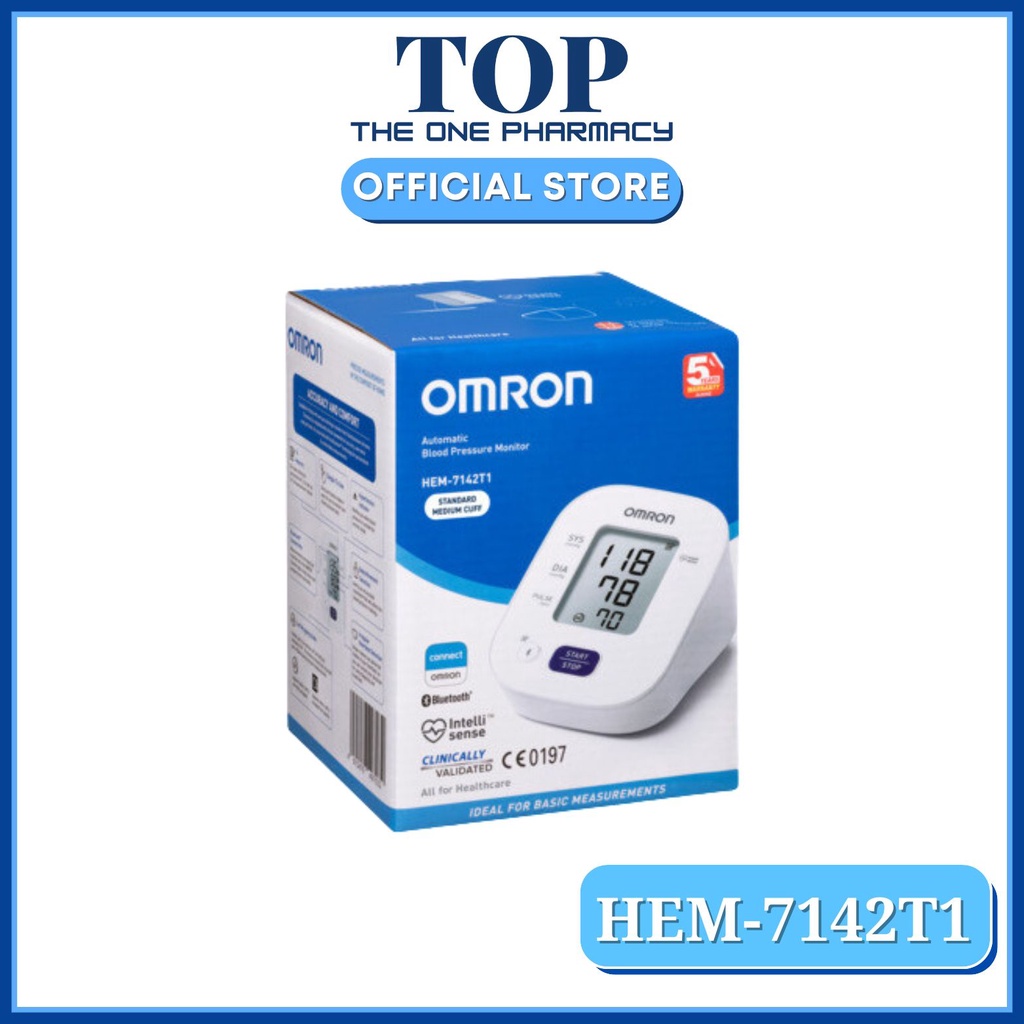 OMRON HEM-7120/ HEM-7142T1/ HEM-7142T2 Blood Pressure Monitor (5 Years ...