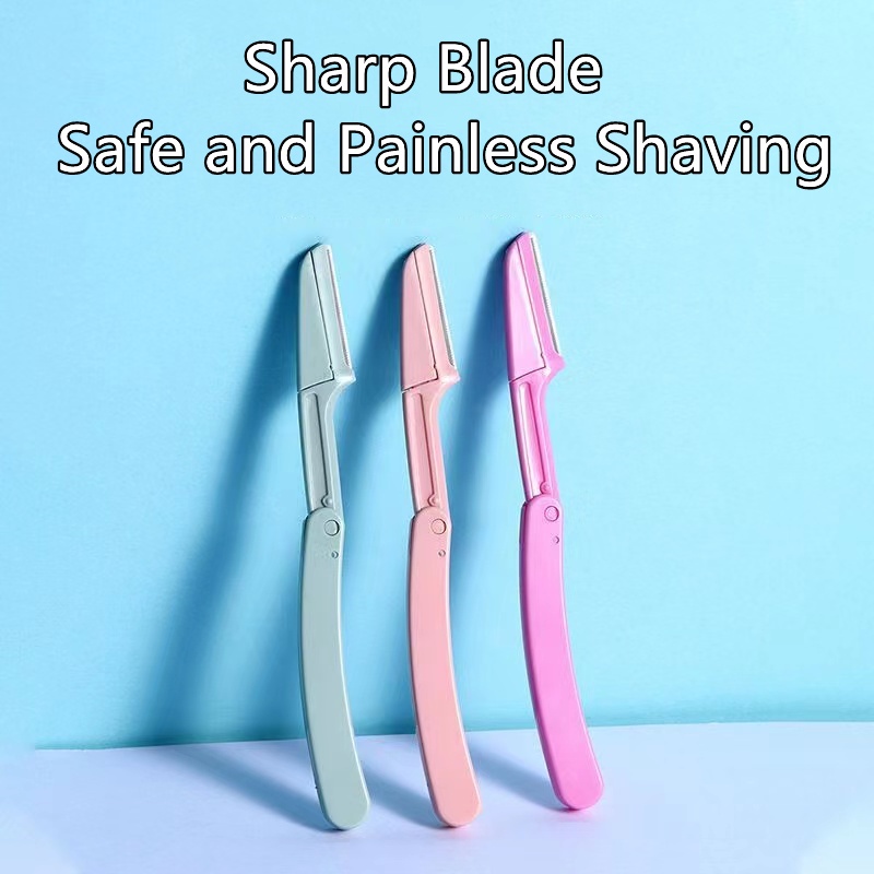 Eyebrow Razor Safe Folding Portable Eyebrow Trimmer Foldable Epilator ...