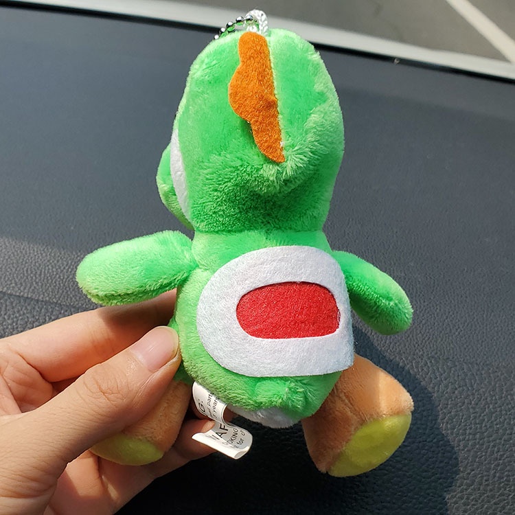 12CM Super Mario Bros Yoshi Plush Phone Chain Toy Cute Dinosaur ...