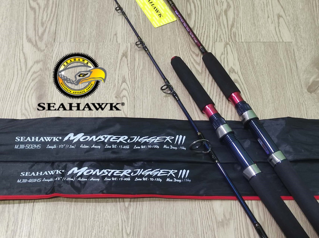 SEAHAWK MONSTER JIGGER III SPINNING JIGGING FISHING ROD | Shopee Malaysia