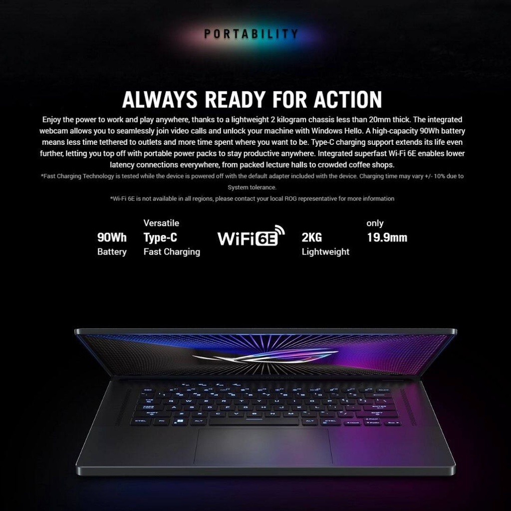 ASUS ROG Zephyrus G16 (GU603VU) i7-13620H/16GB/1TB SSD/16" QHD,240Hz ...