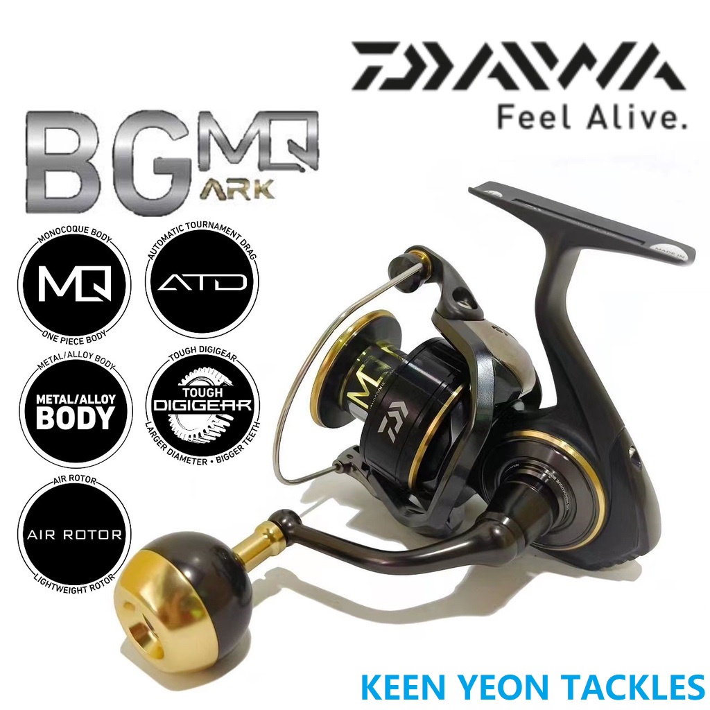 2021' DAIWA BG MQ ARK FISHING REEL (SPINNING) | Shopee Malaysia