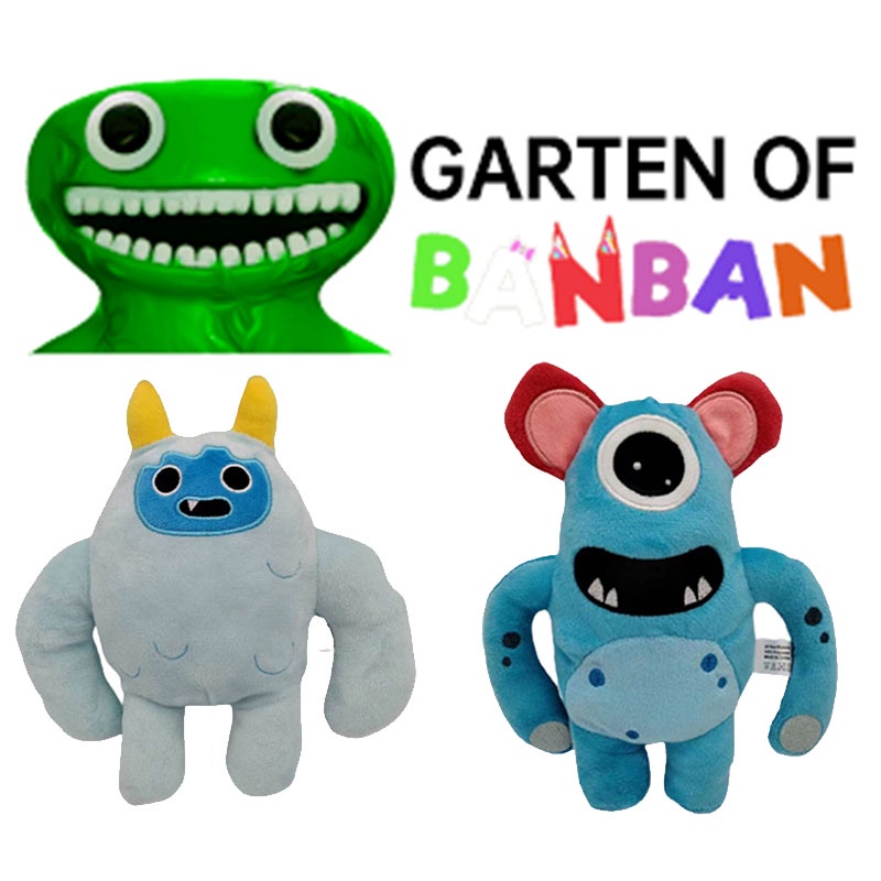 Garten Banban Of Plush Toy Devil Bear And Yellow Horn Fat And Banban ...