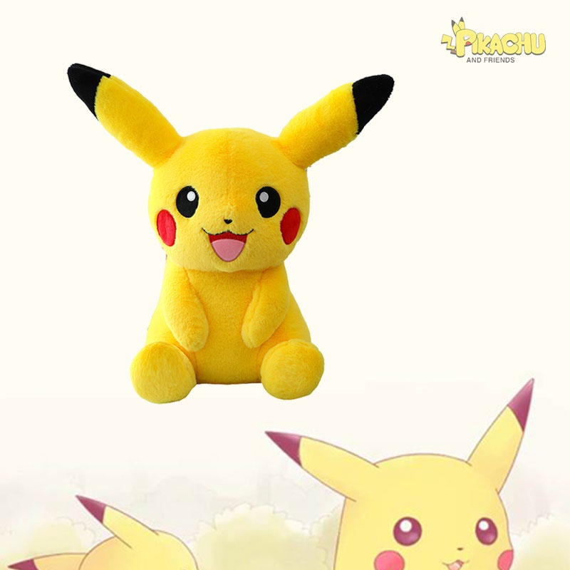 Pikachu Dog Adorable Plush Long-haired And Huggable Perfect For Kids Of ...