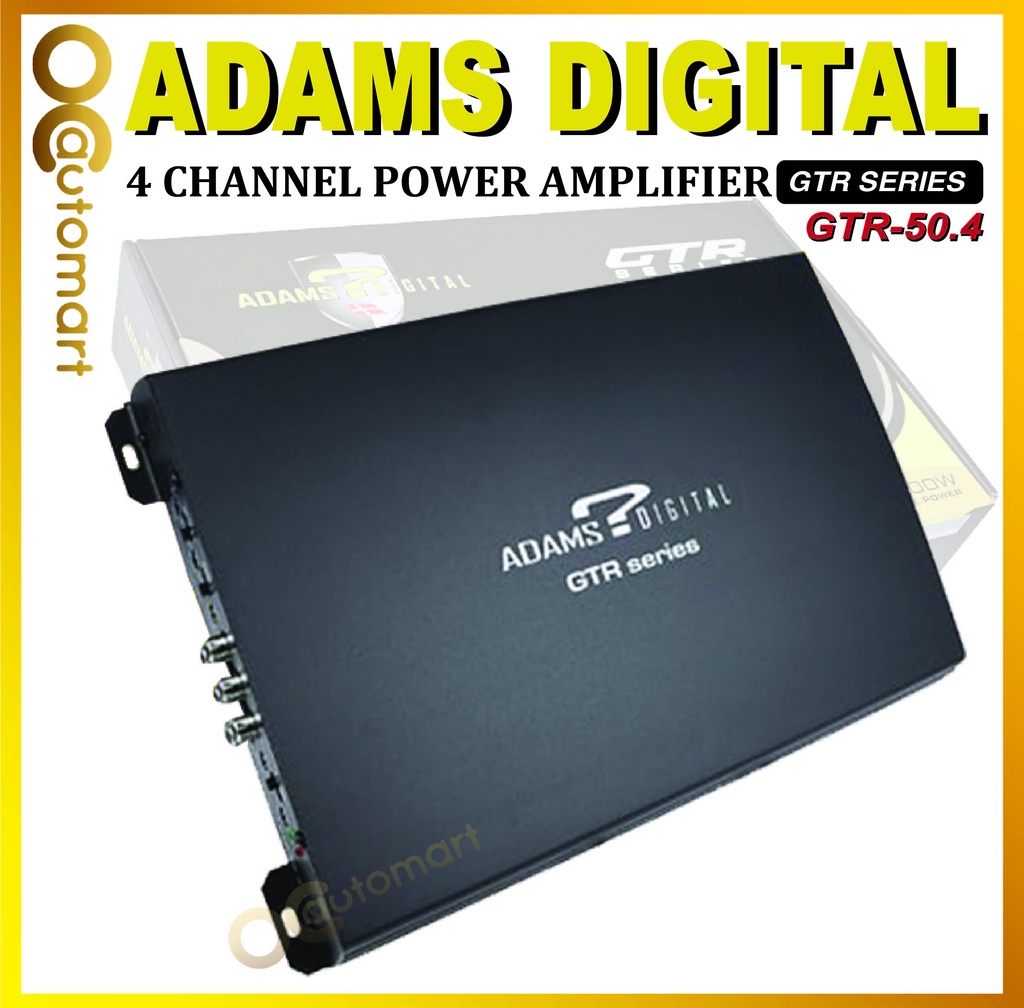 Adams Digital 4 Channel Power Amplifier GTR-50.4 (GTR-Series) | Shopee ...
