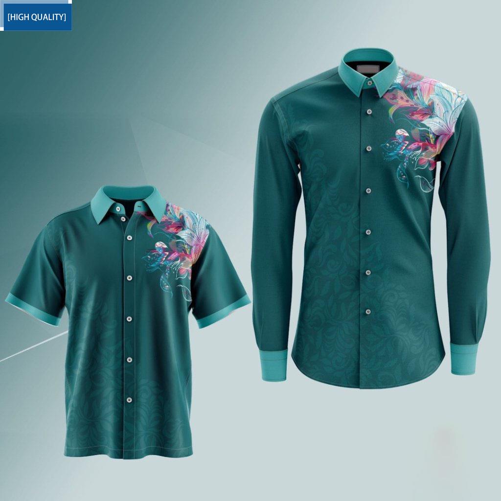 Batik 001D corporate shirt | polysoft corporate sublimation CQ88 ...