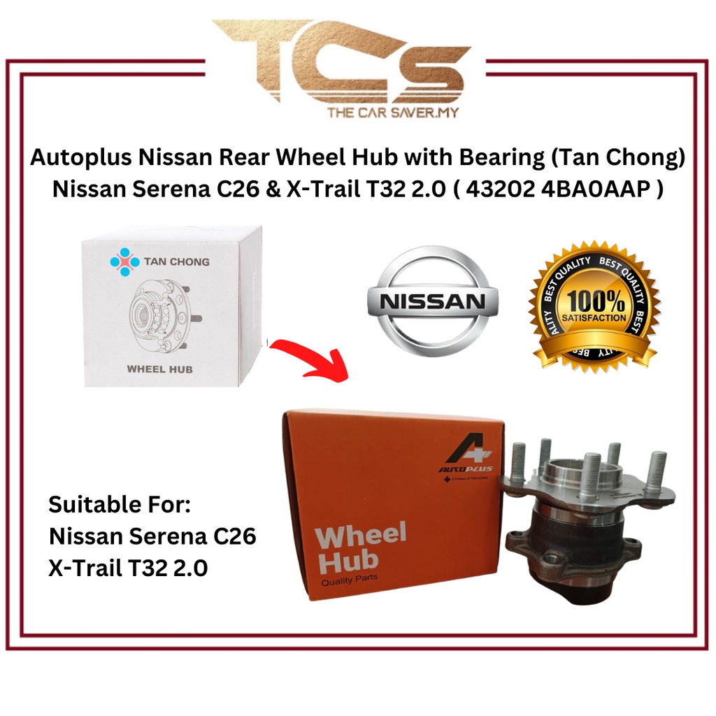 Tan Chong/ Autoplus Nissan Rear Wheel Hub with Bearing Nissan Serena ...
