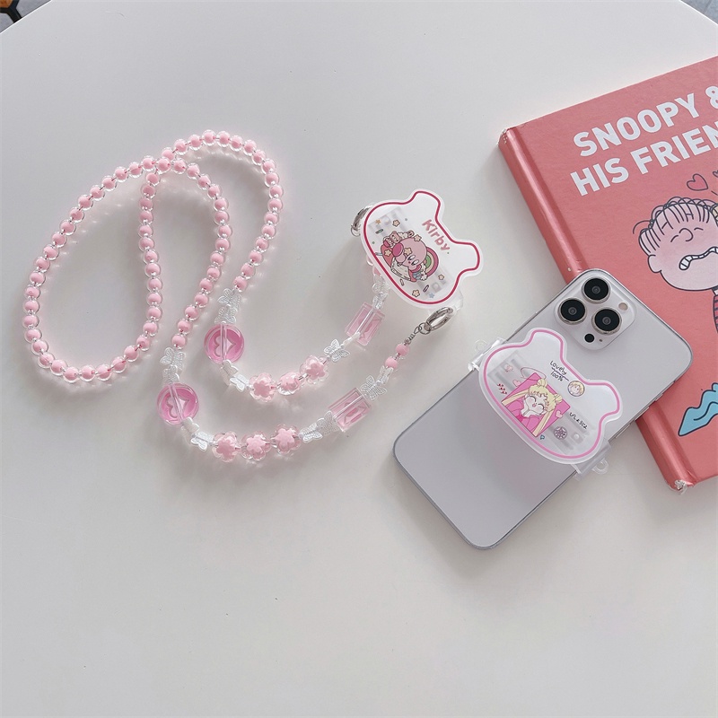 Cute Cartoon Cat Bear Mobile Phone Rope Shoulder Carrying Cross Body ...