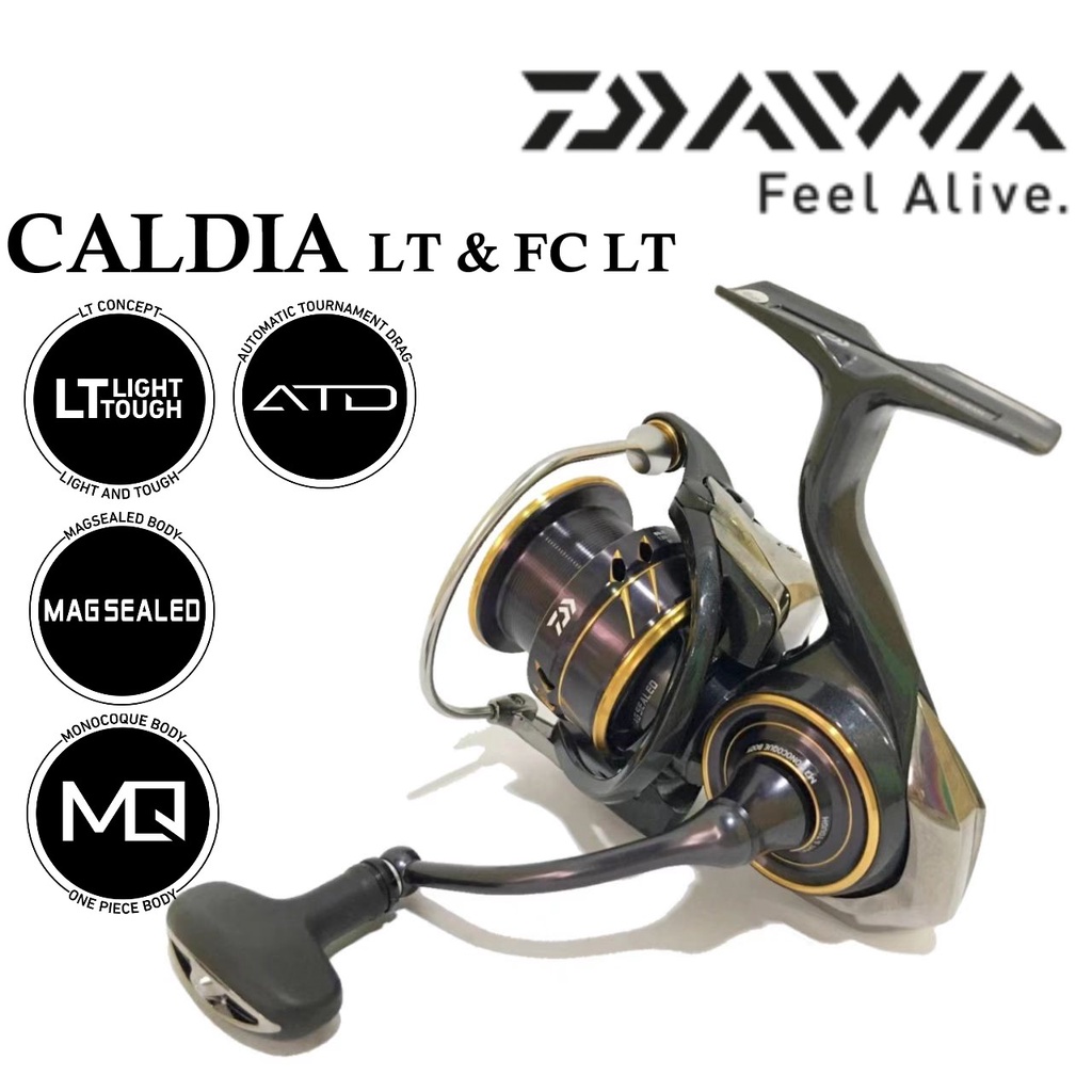 💥 DAIWA 2021' / 2025' CALDIA LT / FC LT SPINNING FISHING REEL | Shopee ...