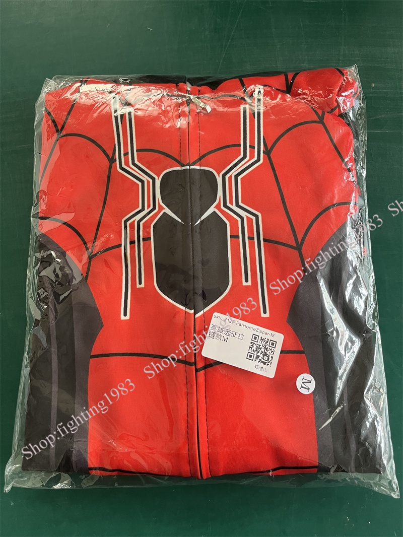 Spiderman Costume Adult Men Miles Morales Jacket Mask Suit Spiderman