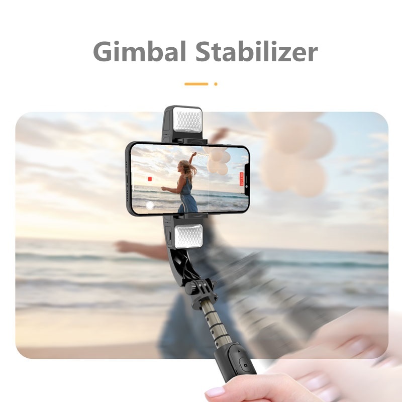 Q08d Single-Axis Stabilizer With Fill Light Handheld Gimbal Stabilizer ...
