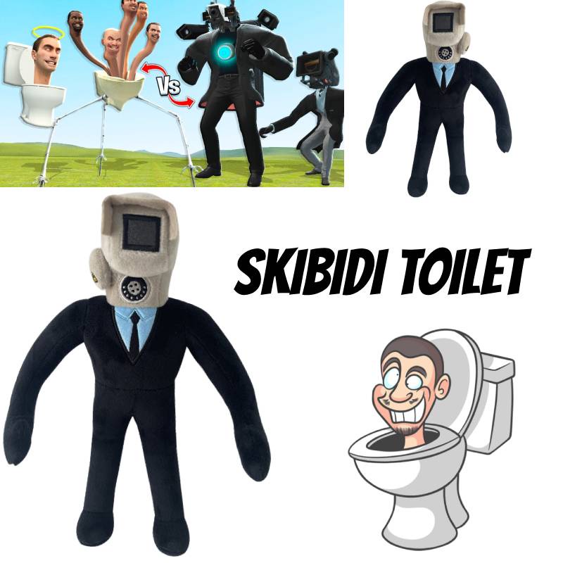 Plush Skibidi Toilet Toy Soft And Cuddly Children Companion For ...