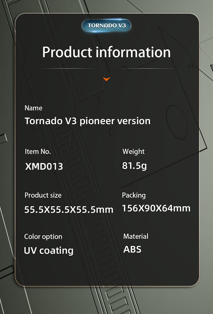 QiYi X-Man Tornado V3 M 3x3 Pioneer UV Coating Version Magnetic Maglev ...