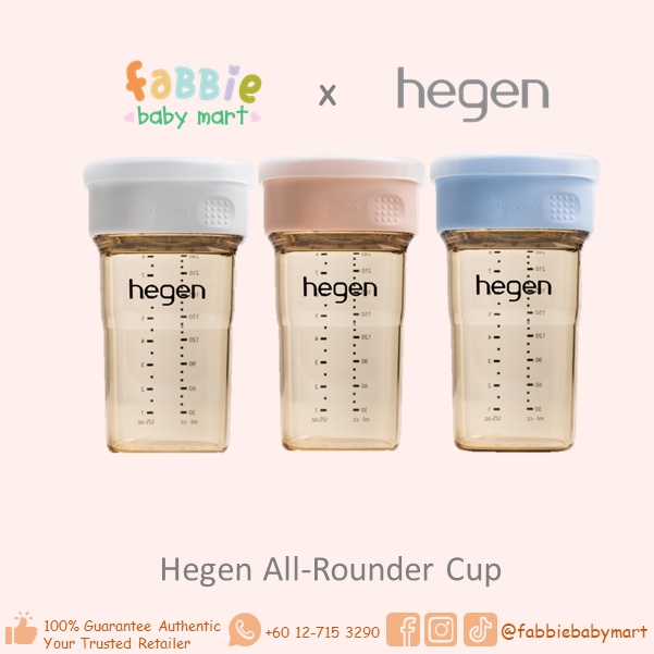 [Fabbie Baby Mart] Hegen PCTO 240ml/8oz All-Rounder Cup PPSU & Hegen ...