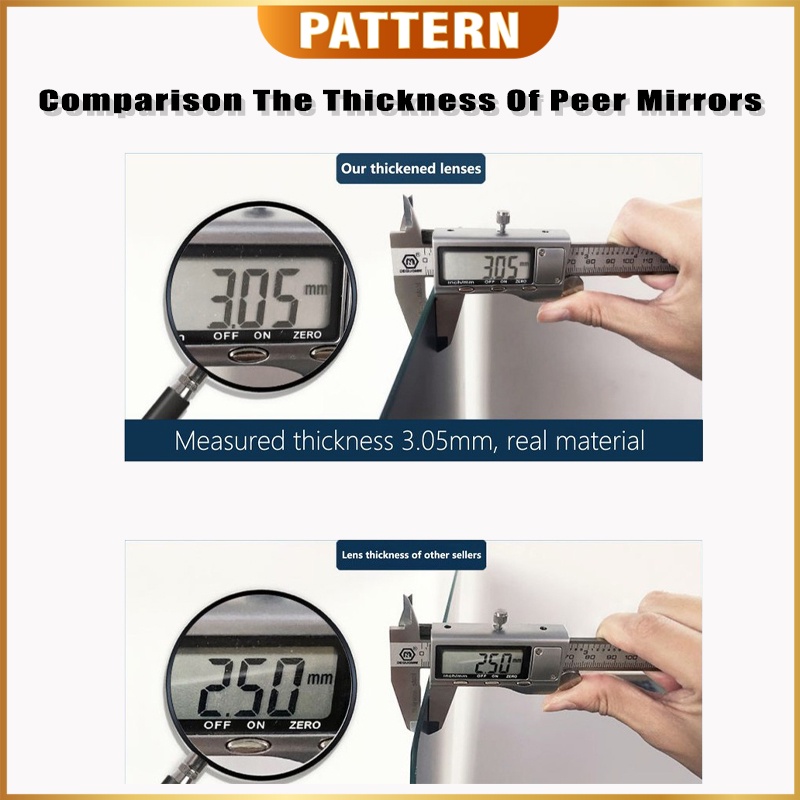 PATTERN Full Length Curved Stand Mirror Standing Cermin Tinggi Besar ...