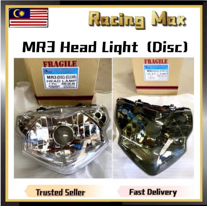 DISC Modenas Kriss 110 MR3 KRISS110 MR3 Disc Model Only FRONT HEAD LAMP ...