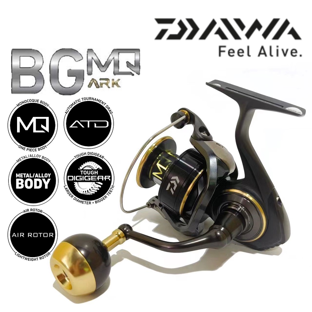 2021' DAIWA BG MQ ARK SPINNING REEL | Shopee Malaysia