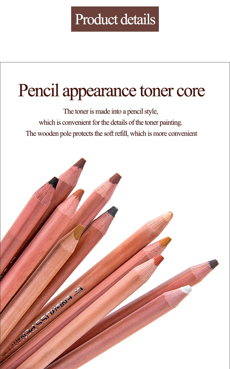 Angel Mark Soft Pastel Pencils 12 Colors Skin Tints Colored Powder ...