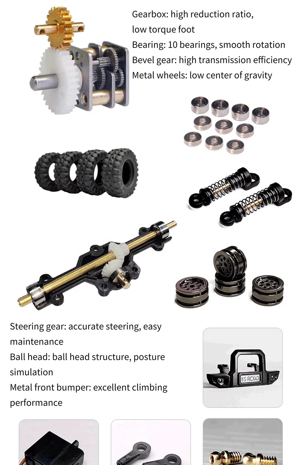 LDARC X43 1/43 MINI RC Electric Remote Control Model Car Desktop ...