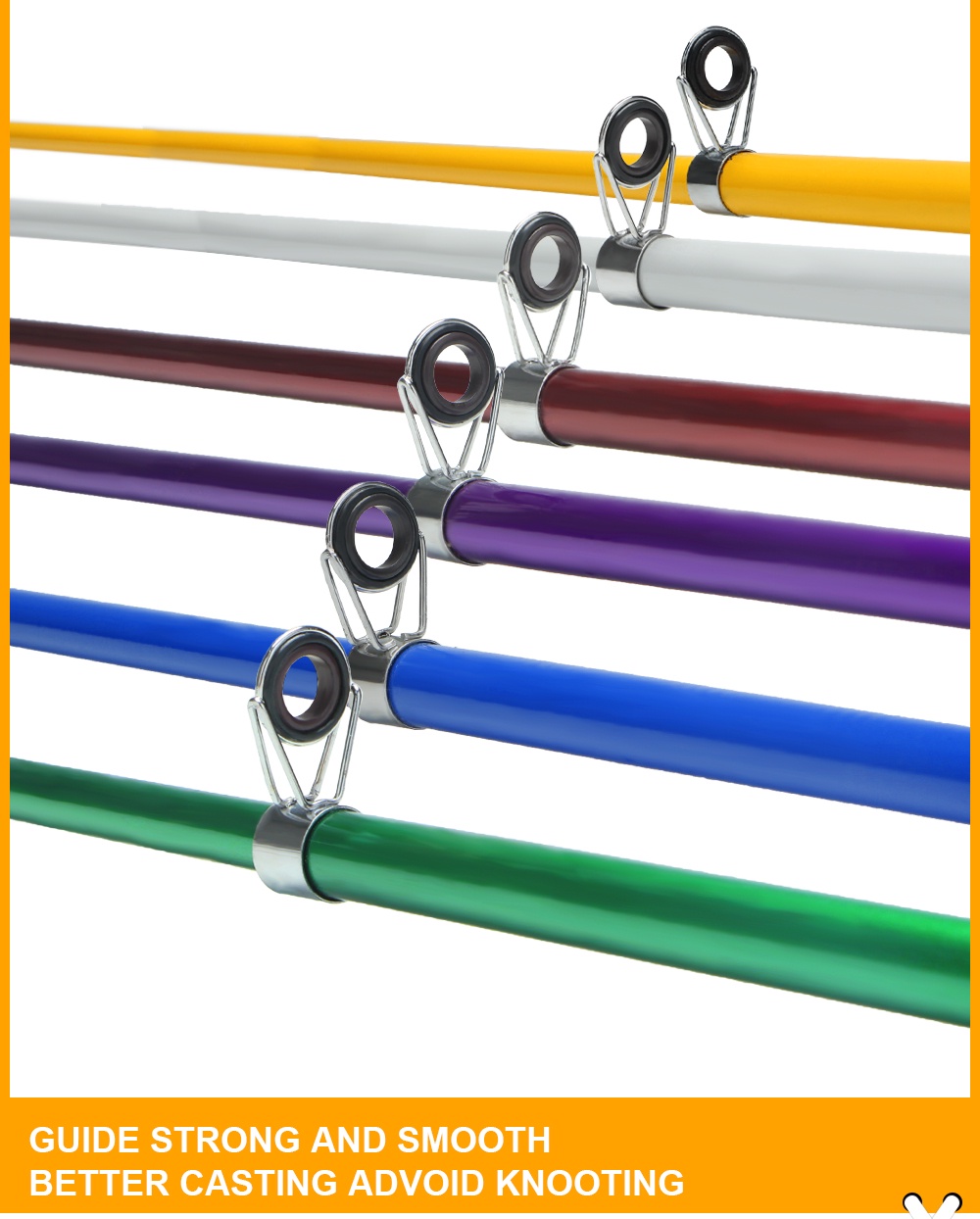 Fishking 1.8m-2.7m Spinning Fishing Rods For Kids Beginner Fiber Glass ...