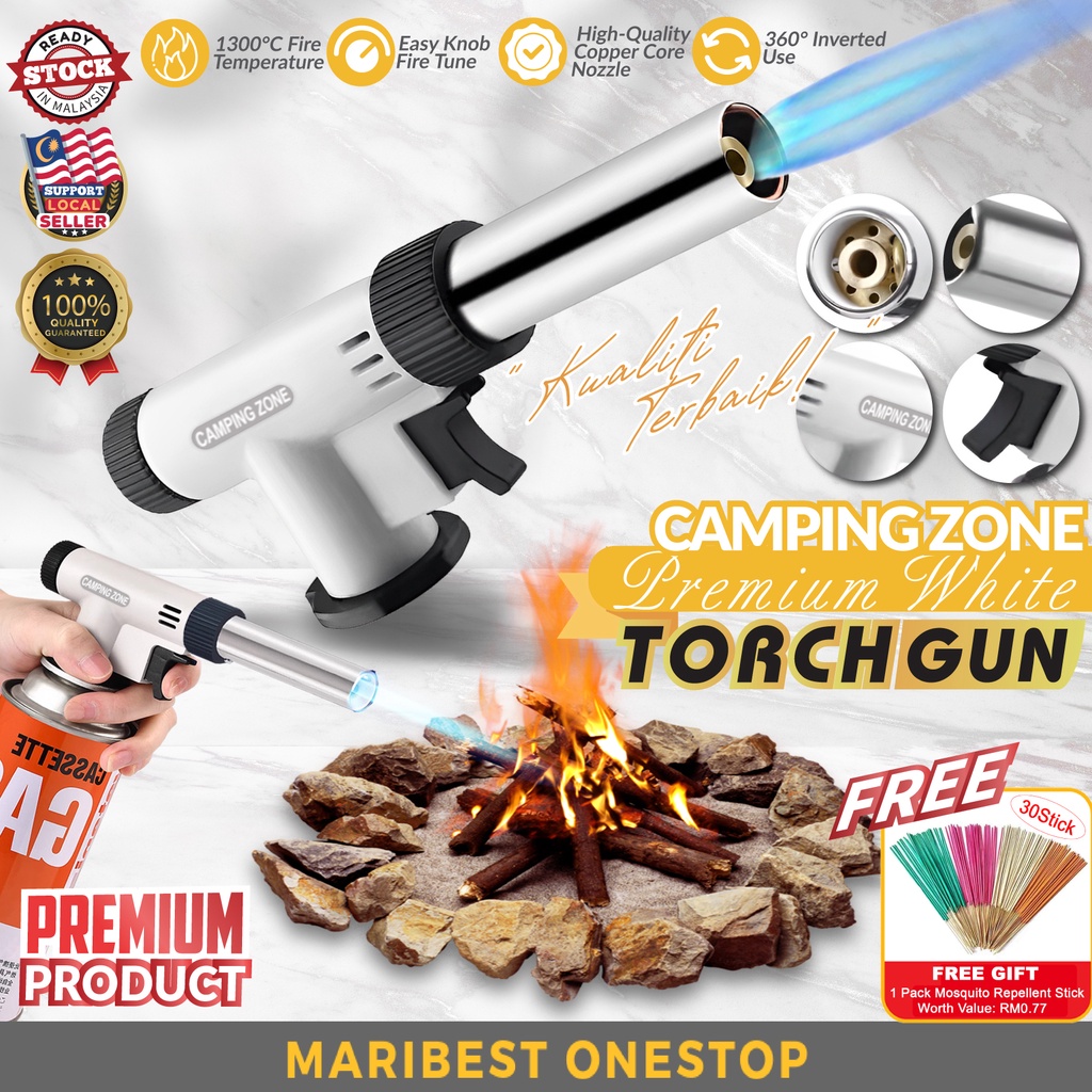 CAMPING ZONE PREMIUM Flame Welding Flamethrower Fire Burner Outdoor ...