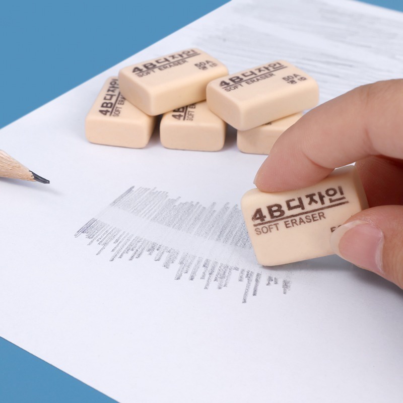 [ Featured ] 1/2/5 Pcs Soft 4B Traceless Eraser / Writing Drawing ...