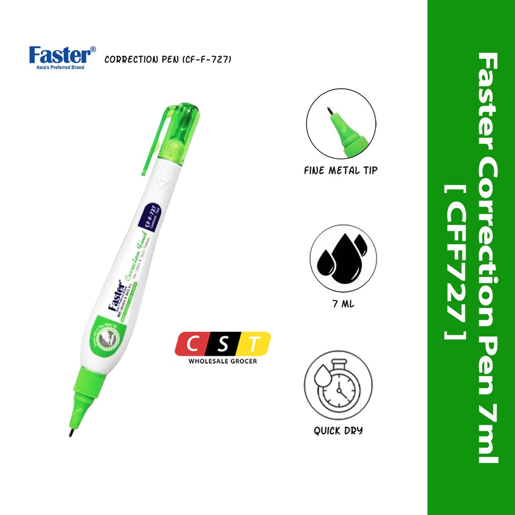 Faster Correction Pen 7ml - CFF727 | Shopee Malaysia