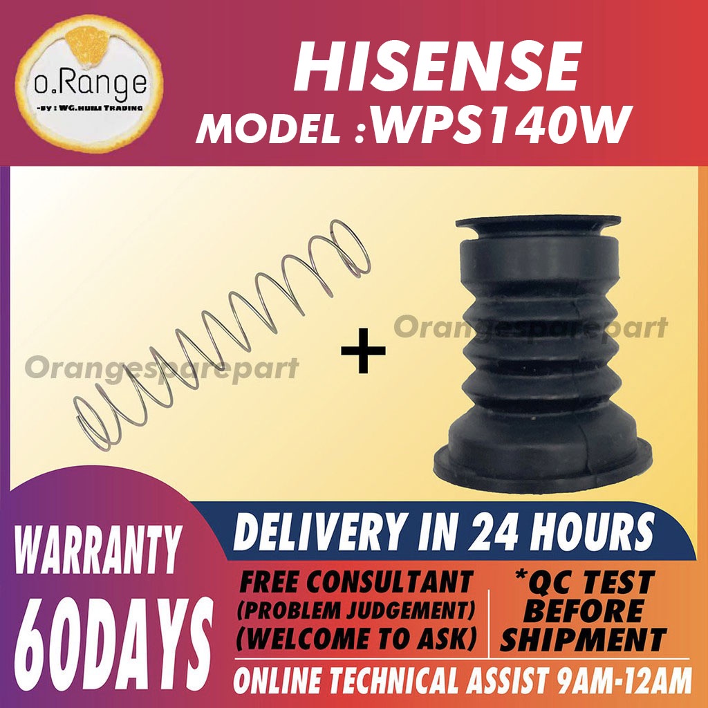 WPS140W HISENSE VALVE PACKING + SPRING SEMI-AUTO SHARP WASHING MACHINE ...