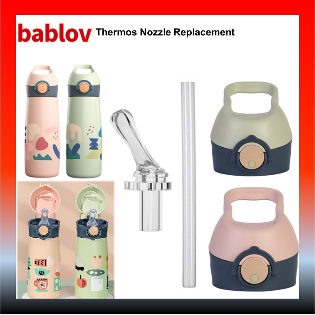 Universal Nozzle Straw Replacement For Bablov Drinking Bottle Soft Silicone BPA Free Non Toxic ...