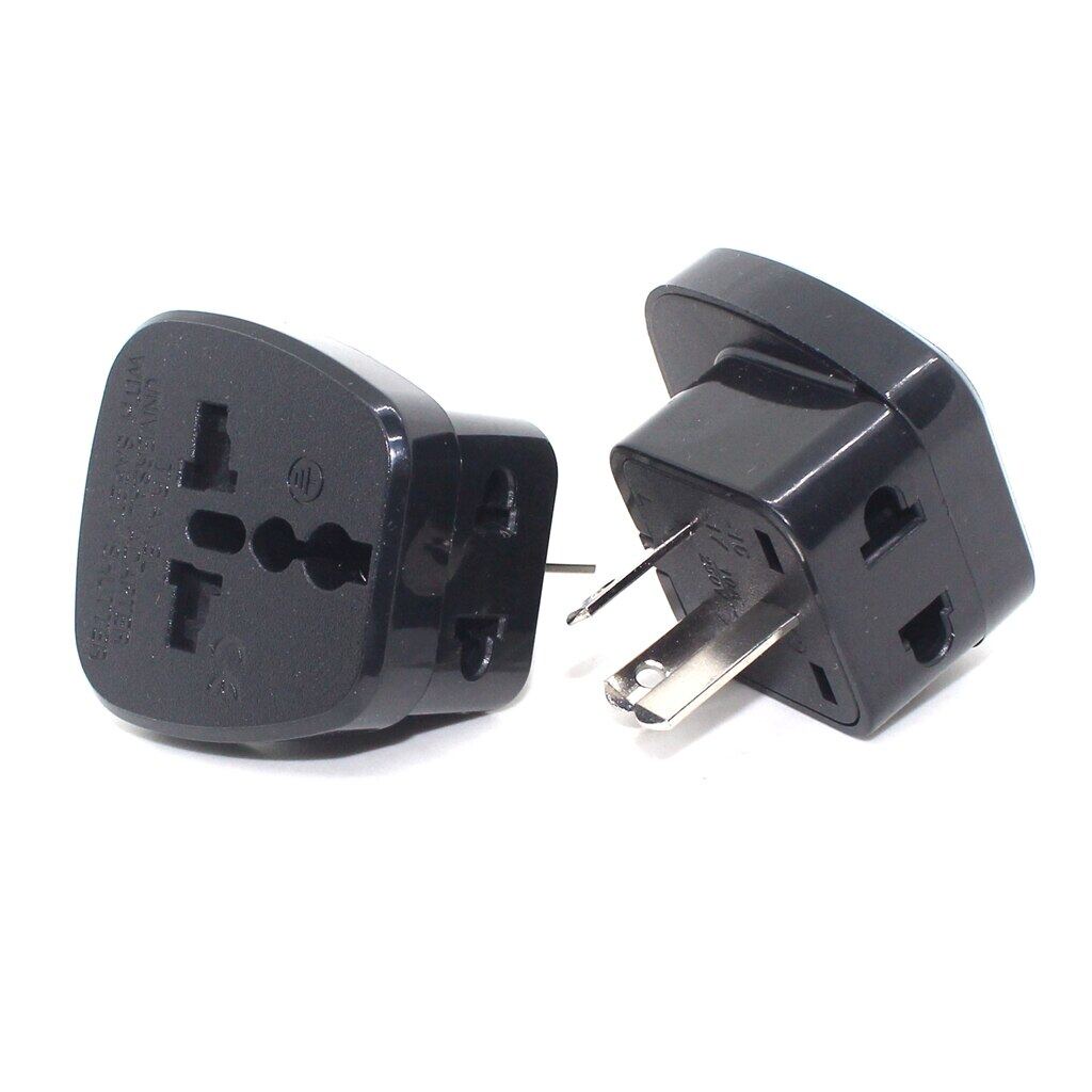 Black/white 10A 250V Australian travel adaptor outlet AU/UK/US to AU ...
