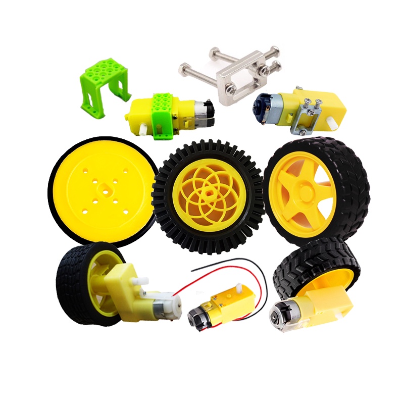 TT Motor, DC Motor, DC Gear Motor & Wheel for TT Motor and Accessories ...
