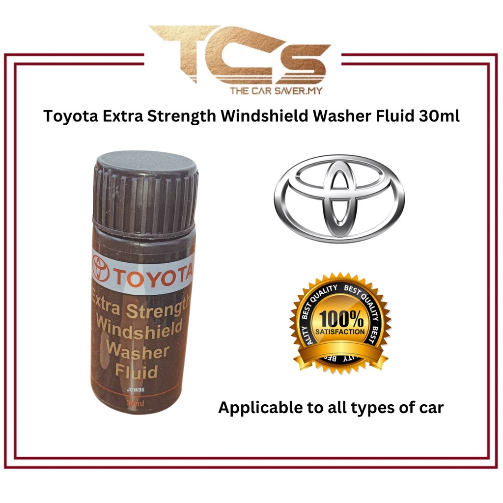 Toyota Extra Strength Windshield Washer Fluid 30ml 08808-003l | Shopee ...