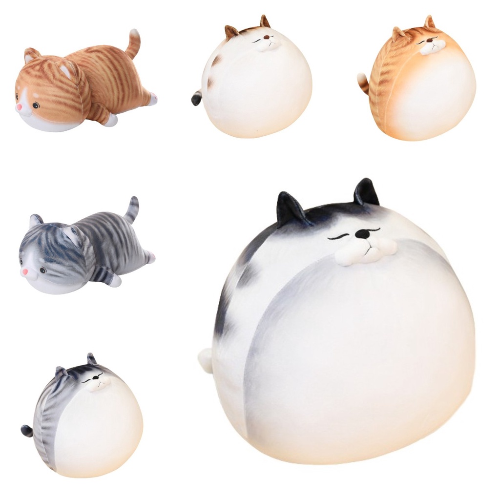 Japanese Style Cute Short-haired Cat Plush Toy With Pp Cotton Filling ...