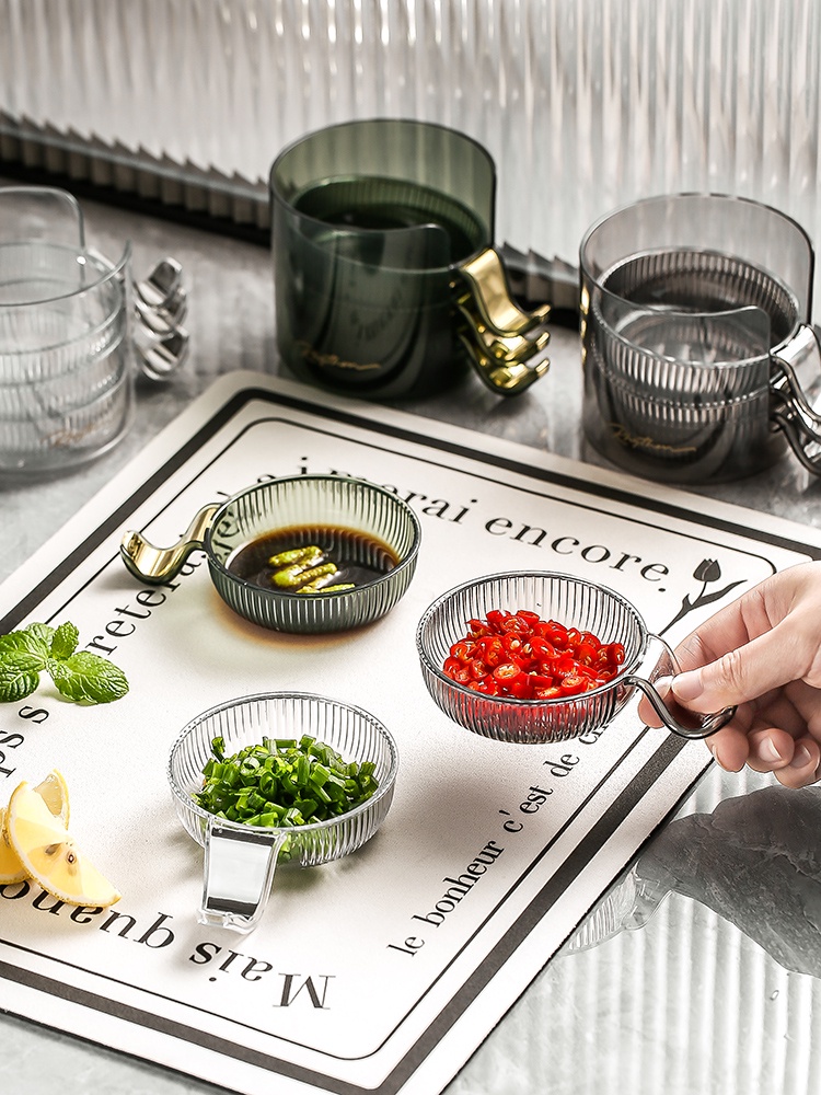 4Pc Luxury Sauce Plate Household Seasoning Dish Plate Convenient ...