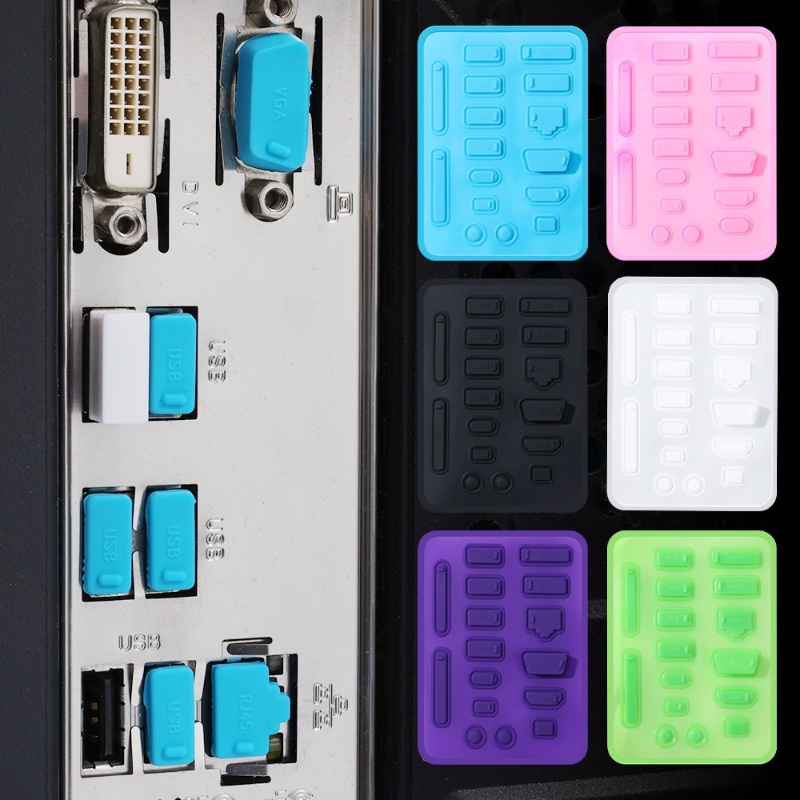 [Surprise] Universal Laptop Silicone Colorful Dust Plugs Cover / USB ...