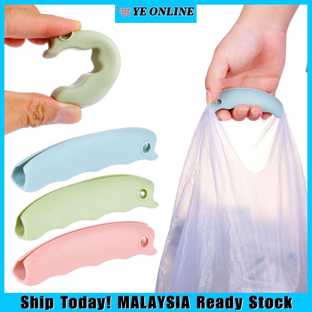 Silicone Shopping Bag Carrier Hand Grip Holder Handle Pasar Strong ...