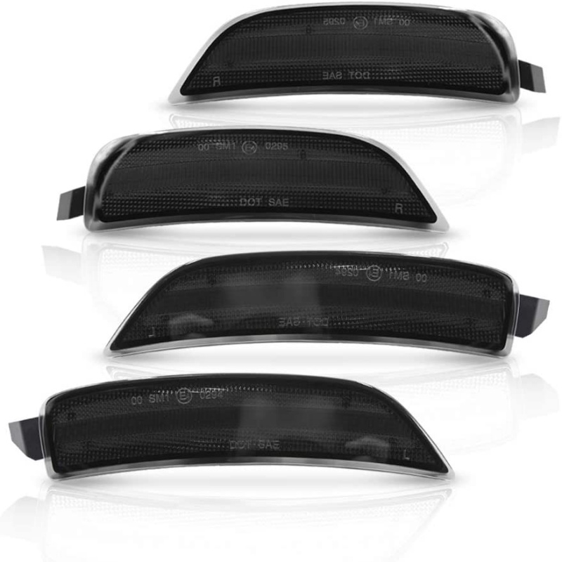 For 2016-2022 Mazda MX-5 Miata LED Front Rear Side Marker Light Smoked ...