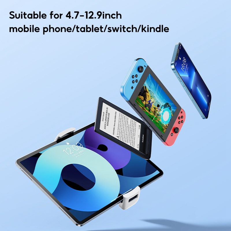Oatsbasf Table Clamp Holder for 4.7-12.9" Phone Tablet Switch Kindle ...