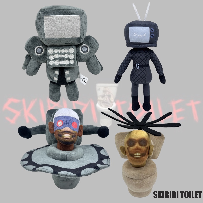 Toilet Skibidi Plush Explore The Thrilling Adventures With This Plushie ...