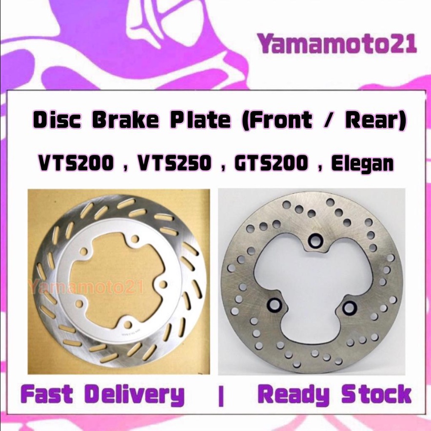 SYM VTS200 GTS200 VTS250 ELEGAN GTS 200 VTS 200 250 FRONT / REAR DISC ...
