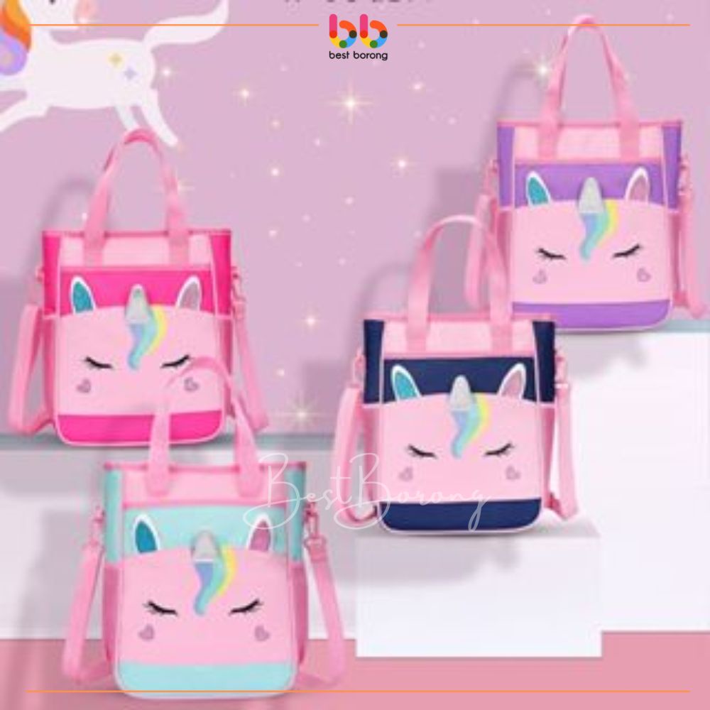 Unicorn Batman Kids Tuition Sling School Bag Primary 41cm Big Quality ...