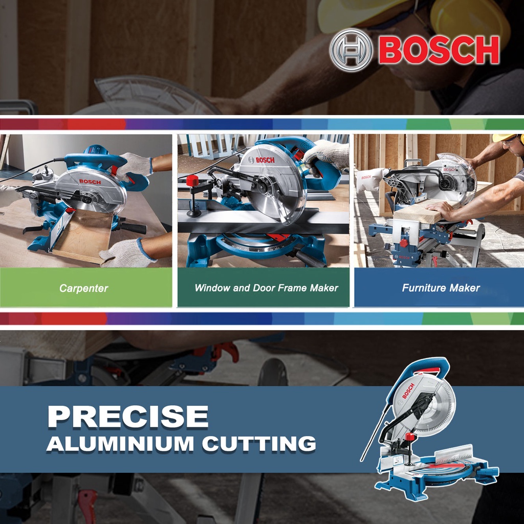 BOSCH GCM 10 MX Professional Mitre Saw With Hex Key + Saw Blade ...