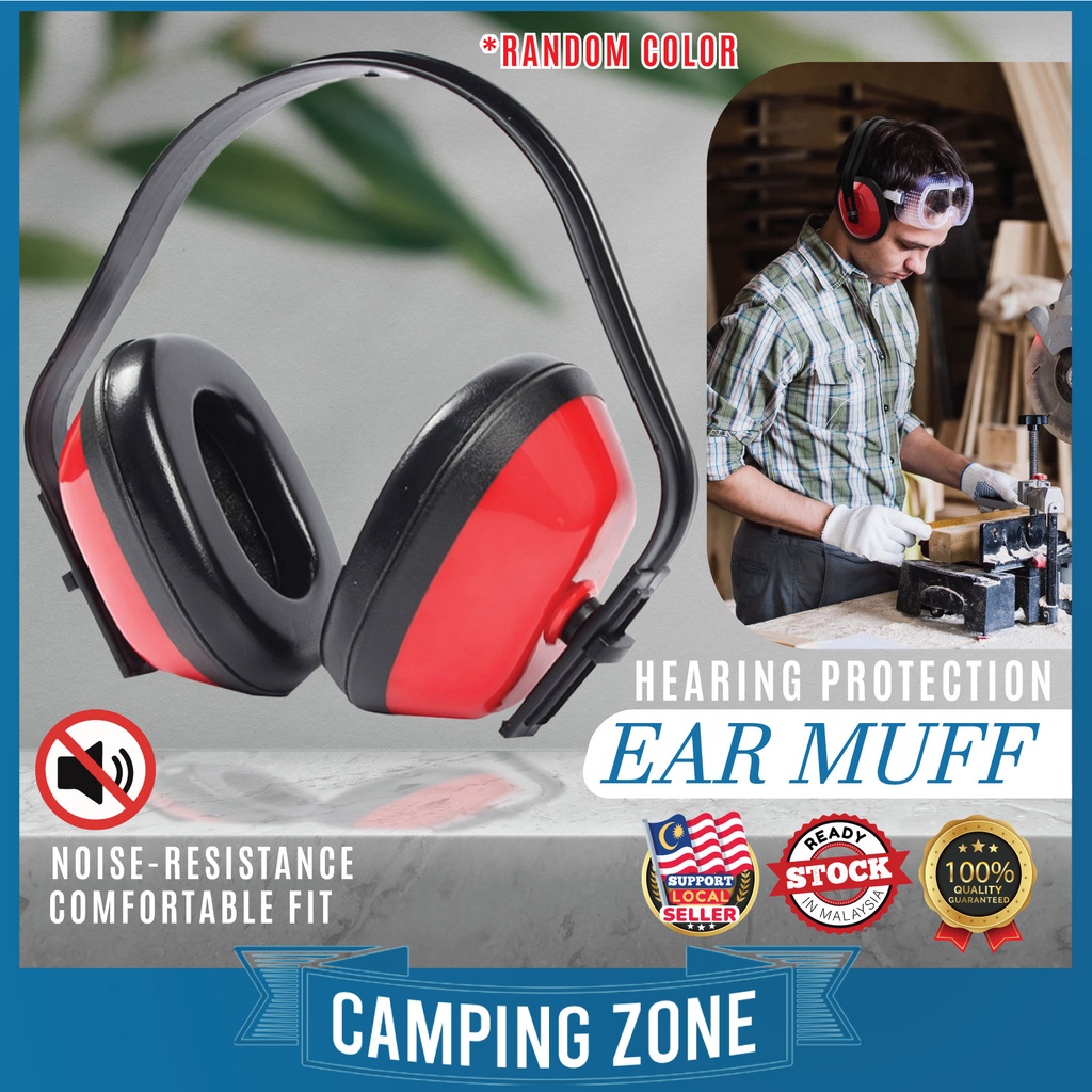 PROTECTION ANTI-NOISE EAR MUFF EAR CAPS EARMUFF (RANDOM COLOUR ...