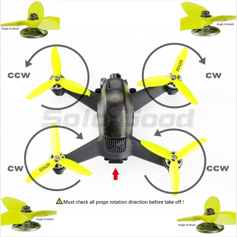 4 PCS Skystars Propeller Mount Adapter for DJI FPV Drone Support 5-inch ...