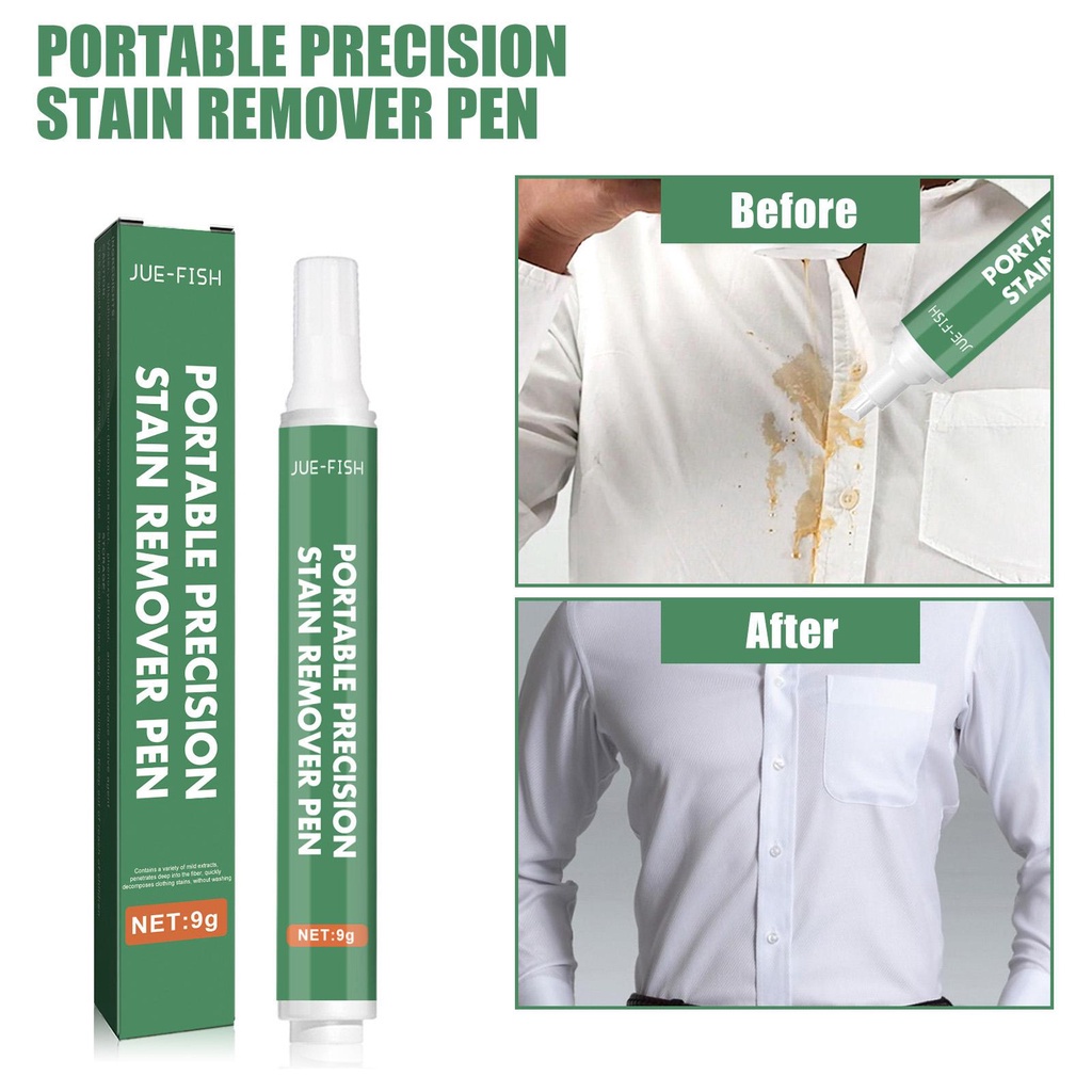 Stain Remover Pen 9g Grease Remover for Clothes Portable Travel Stain ...